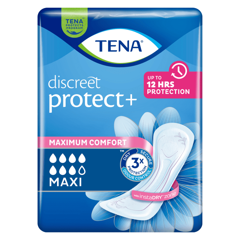 TENA Discreet Protect+ Maxi 12 stuks | Optiphar